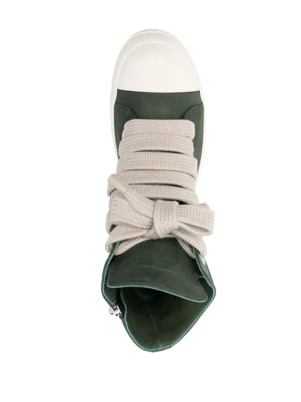 Rick Owens Chunky-laces High-top Sneakers