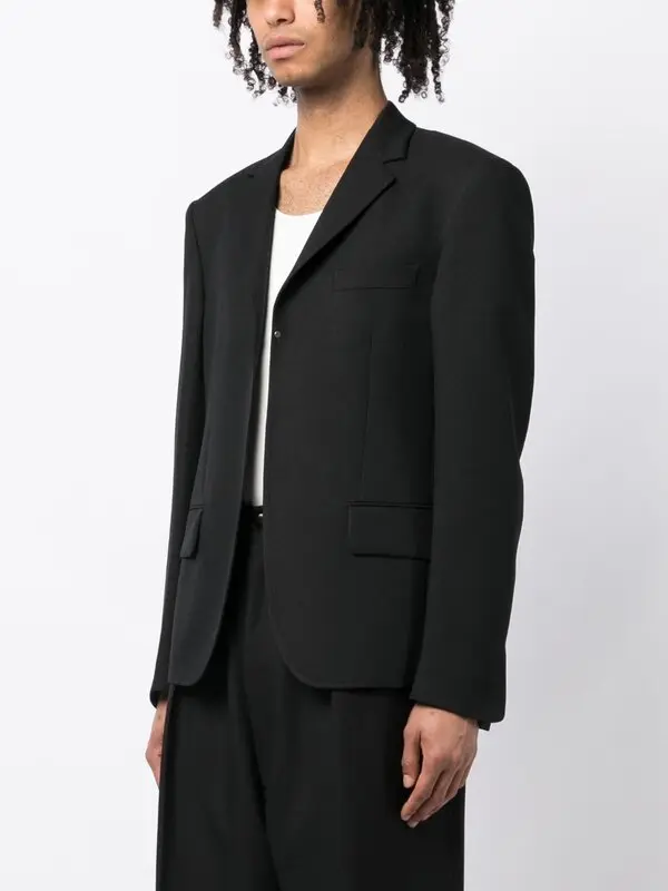 Random Identities Buttonless Long-sleeved Blazer