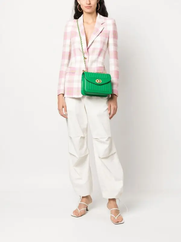 DELAGE Mini Ginette Shoulder Bag - Green