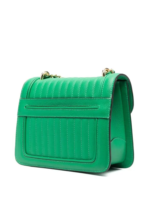 DELAGE Mini Ginette Shoulder Bag - Green