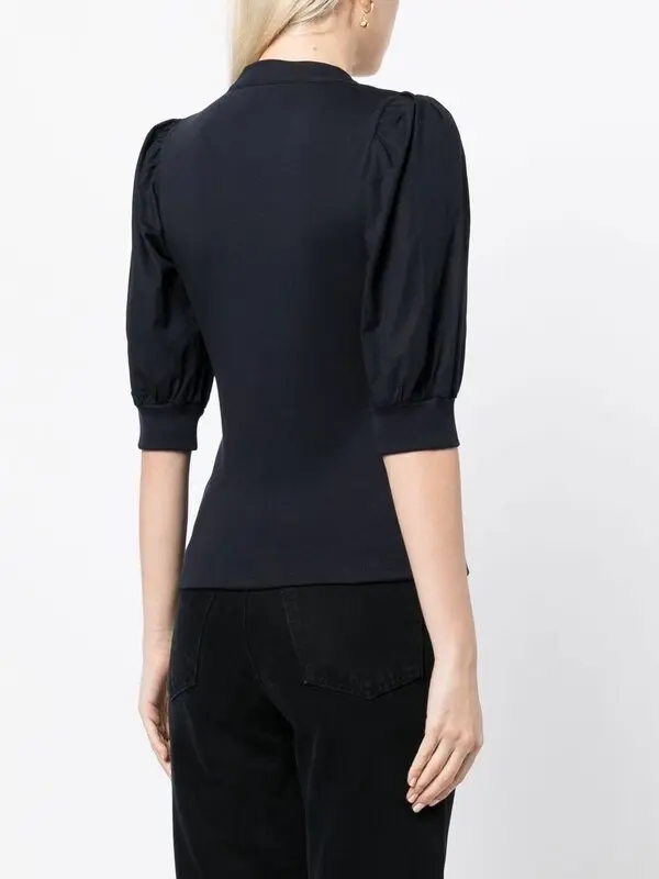 Veronica Beard Button-up Top - Blue