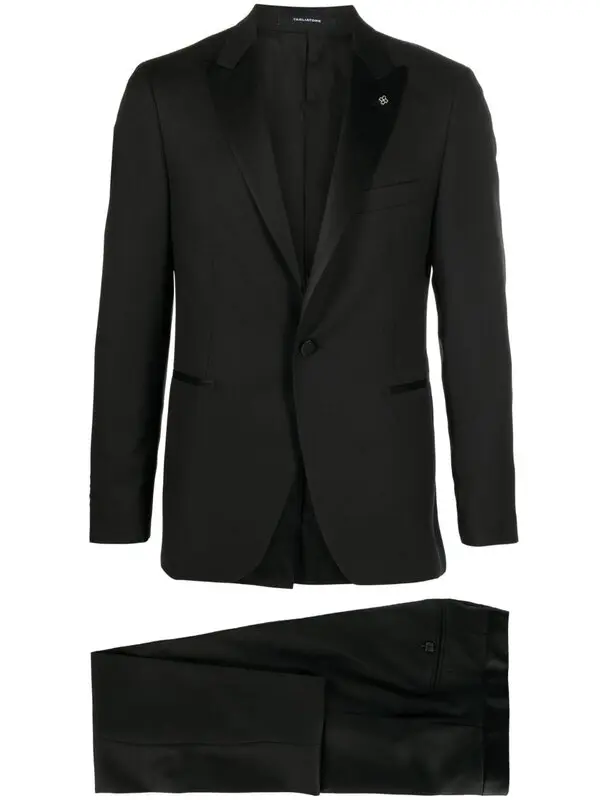Tagliatore Single-breasted Dinner Suit - Black