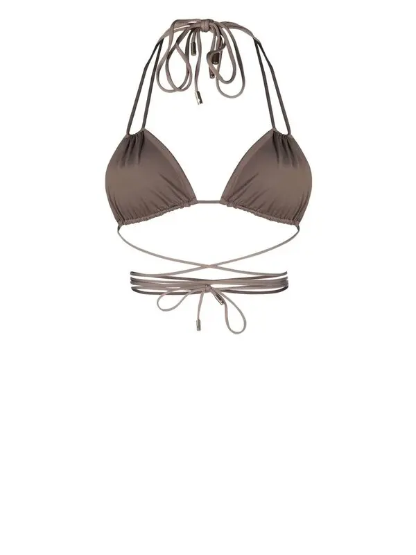 Saint Laurent Wrap-around Bikini Top