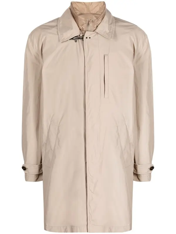 FAY Layered Trenchcoat - Brown