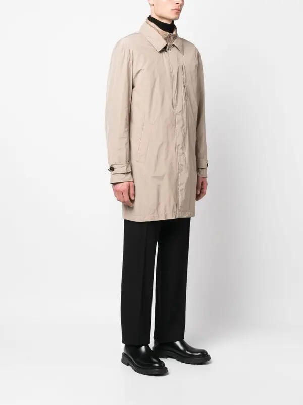 FAY Layered Trenchcoat - Brown