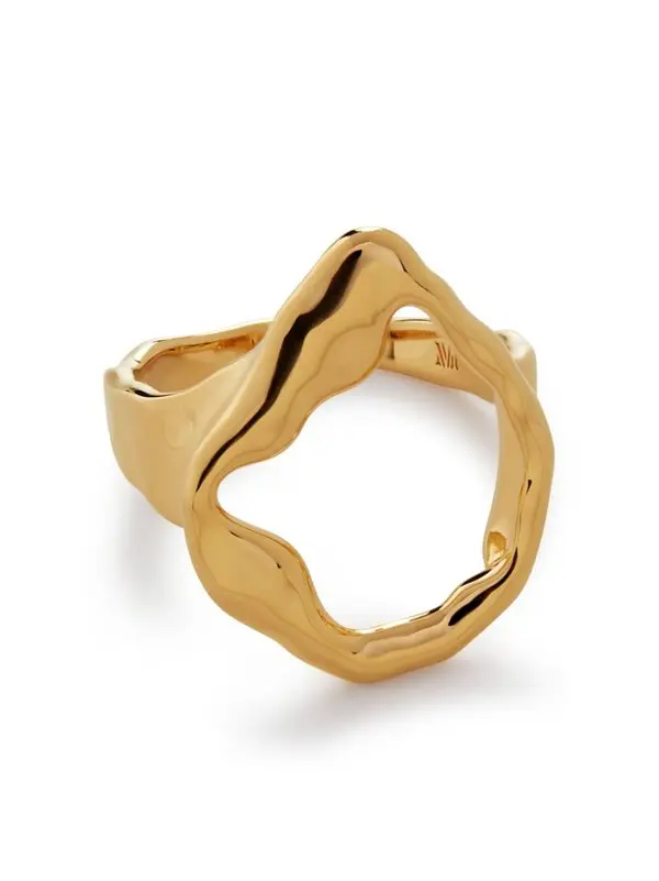 Monica Vinader Lagoon Vermeil Ring - Gold