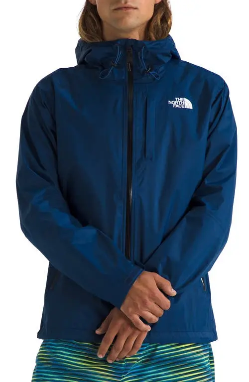 The North Face Alta Vista Water Repellent Packable Hooded Jacket - Estate Blue
