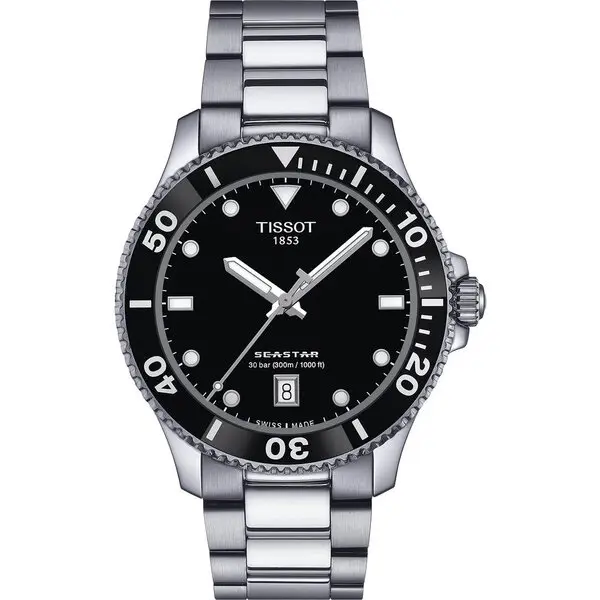 TISSOT Seastar 1000 Bracelet Watch - Grey/silver