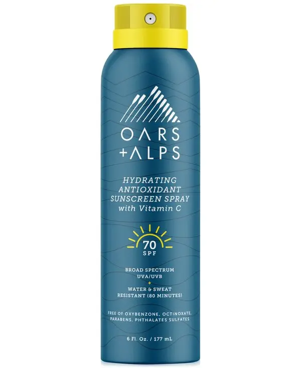 OARS + ALPS Hydrating Antioxidant Sunscreen Spray Spf 70 - No Color