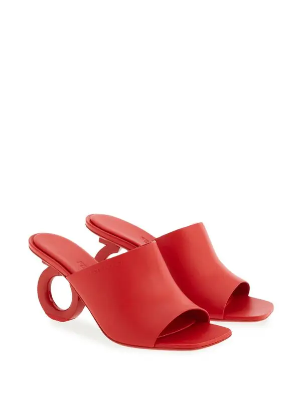 FERRAGAMO 70mm Open-toe Sculpted-heel Mules