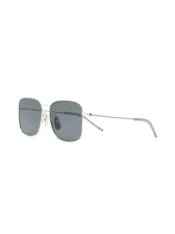 Thom Browne Square Pilot-frame Sunglasses - Grey