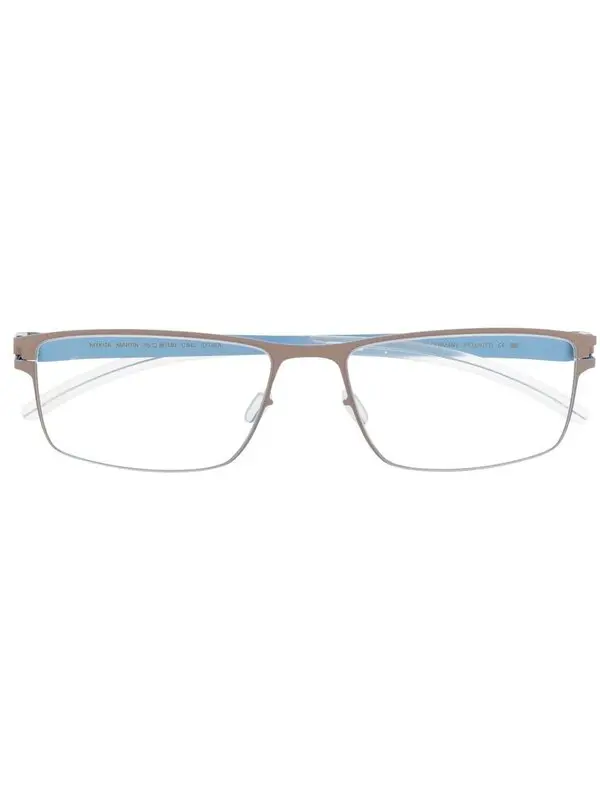Mykita Martin Rectangle-frame Glasses - Neutrals