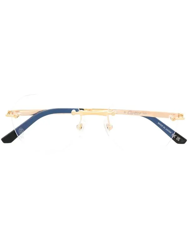 CARTIER Rimless Eyeglasses - Gold