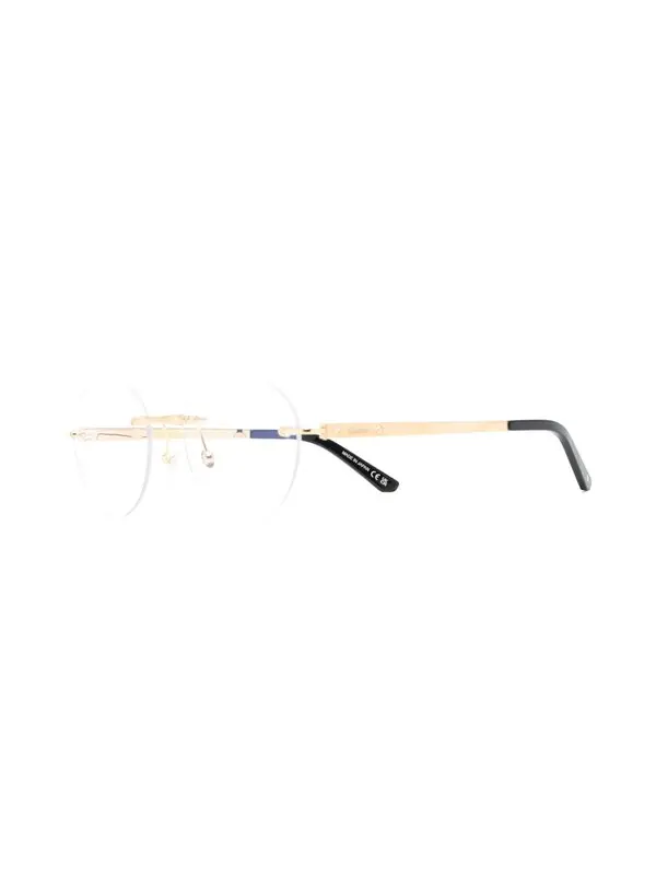 Cartier Santos De Rimless Glasses