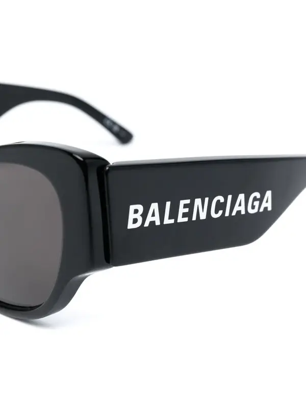 Balenciaga Enamelled-logo Cat-eye Sunglasses