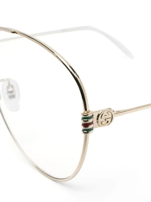 Gucci Pilot-frame Glasses