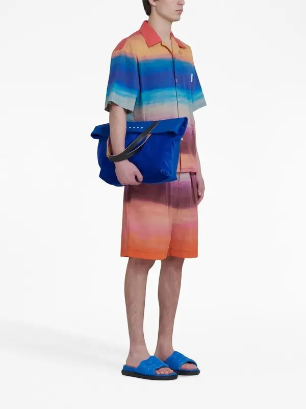 Marni Painterly-print Cotton Shirt