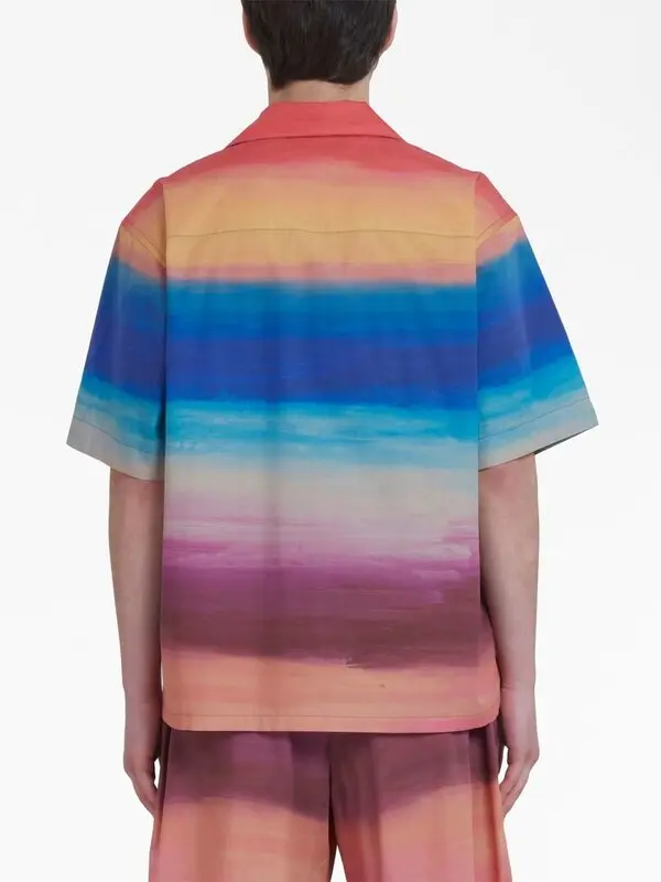 Marni Painterly-print Cotton Shirt