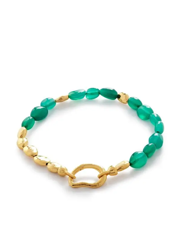 Monica Vinader Rio Vermeil Beaded Bracelet - Gold