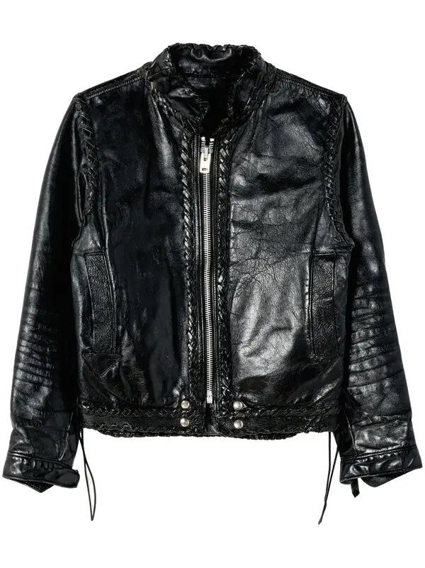 RE/DONE Whipstitch Leather Jacket