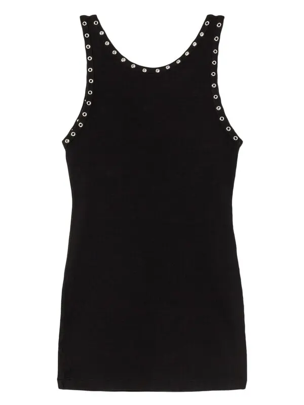 RE/DONE Eyelet Detail Tank Dress