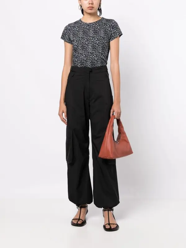 Rag & Bone Leopard-print T-shirt - Black