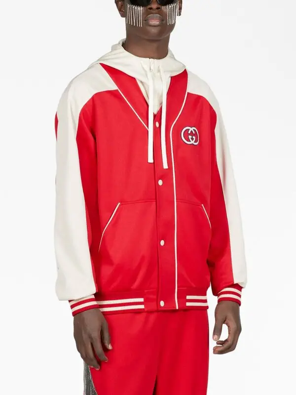 Gucci Gg Hooded Varsity Jacket