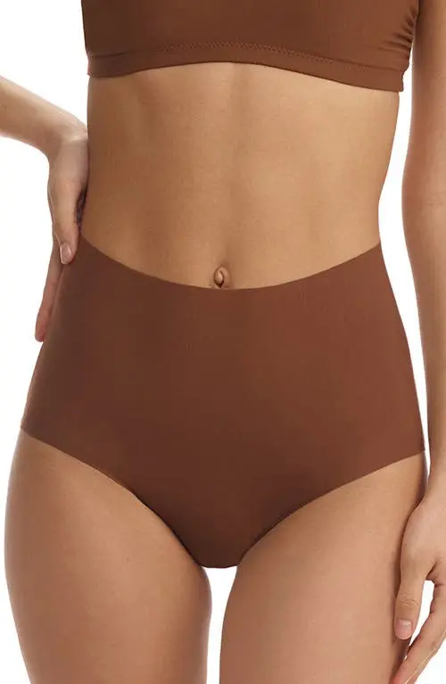 Commando Butter High Rise Briefs - Cinnamon
