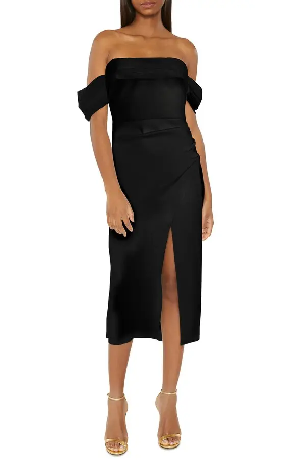 Likely Paz Off The Shoulder Midi Dress