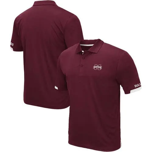 COLOSSEUM Mississippi State Bulldogs Big & Tall Santry Polo