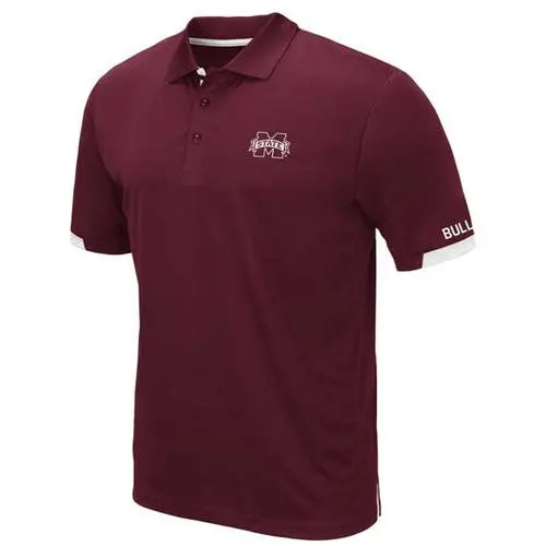 COLOSSEUM Mississippi State Bulldogs Big & Tall Santry Polo