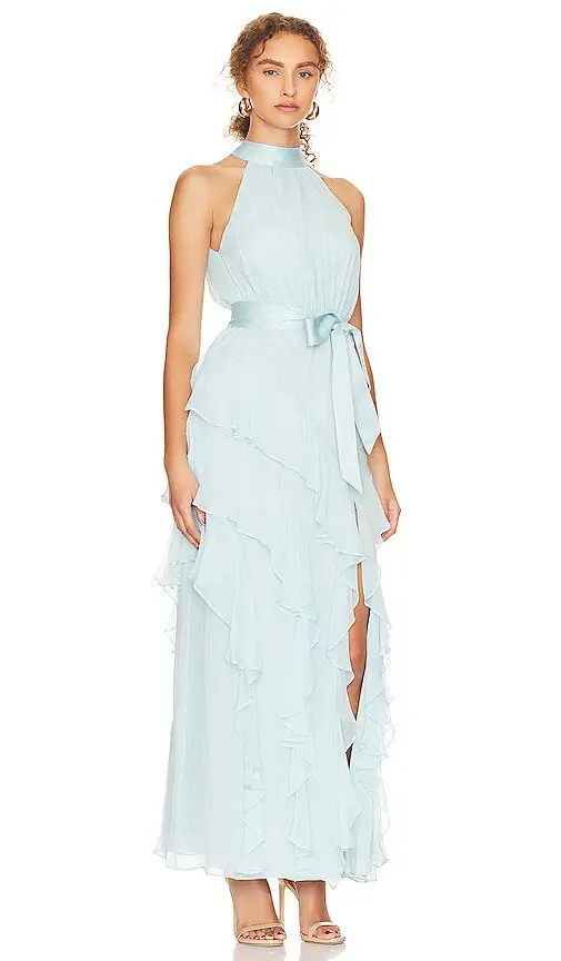 alice and olivia bridesmaid dress Stretch Satin V-Neck Sleeveless Bridesmaid Dress| Plus Size