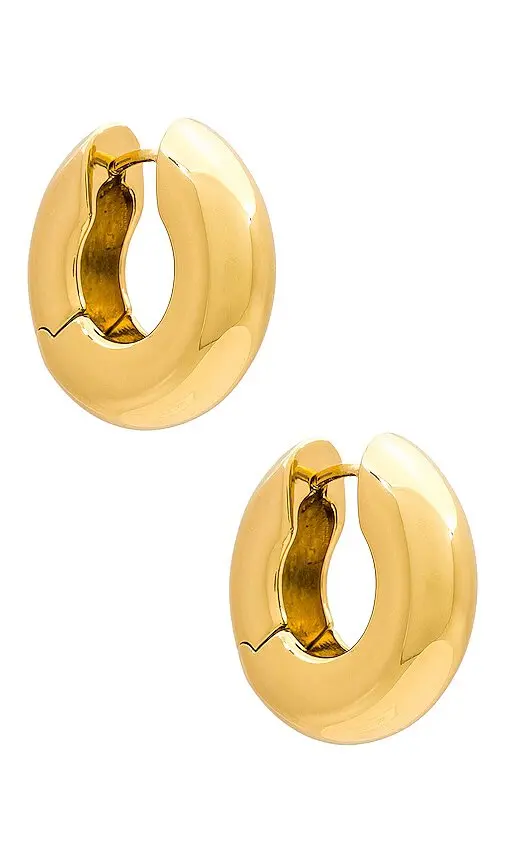 MIRANDA FRYE Drew Huggie Earrings - Gold