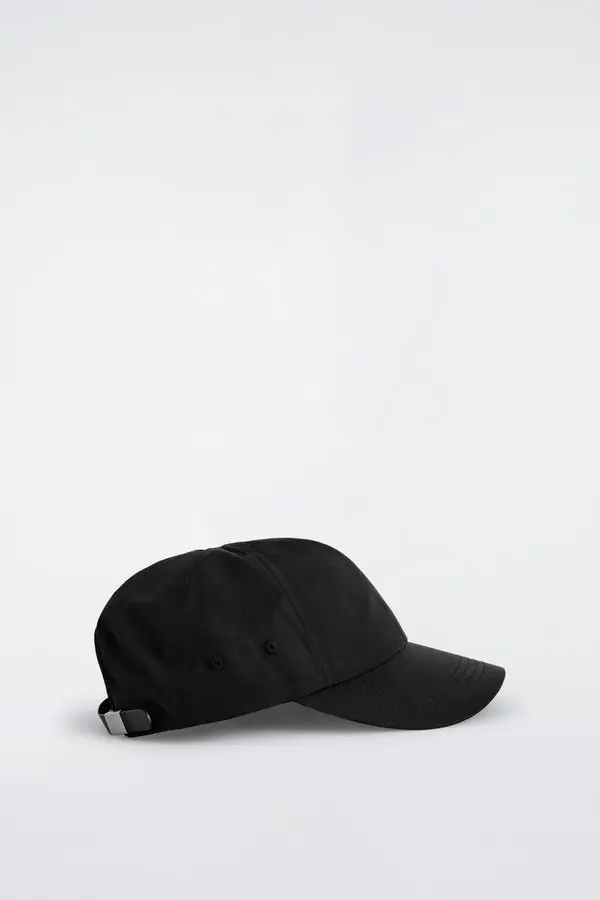 Cos Shell Baseball Cap - Black