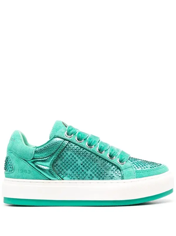 Kurt Geiger Crystal-embellished Sneakers