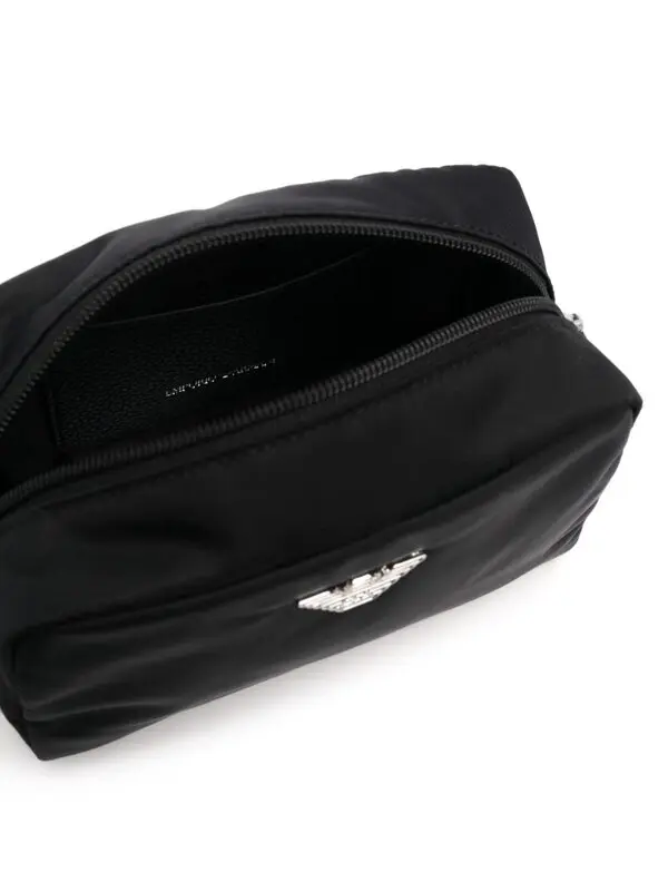 Emporio Armani Logo-plaque Makeup Bag