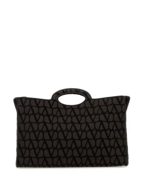 Valentino Garavani Monogram Jacquard Tote - Brown