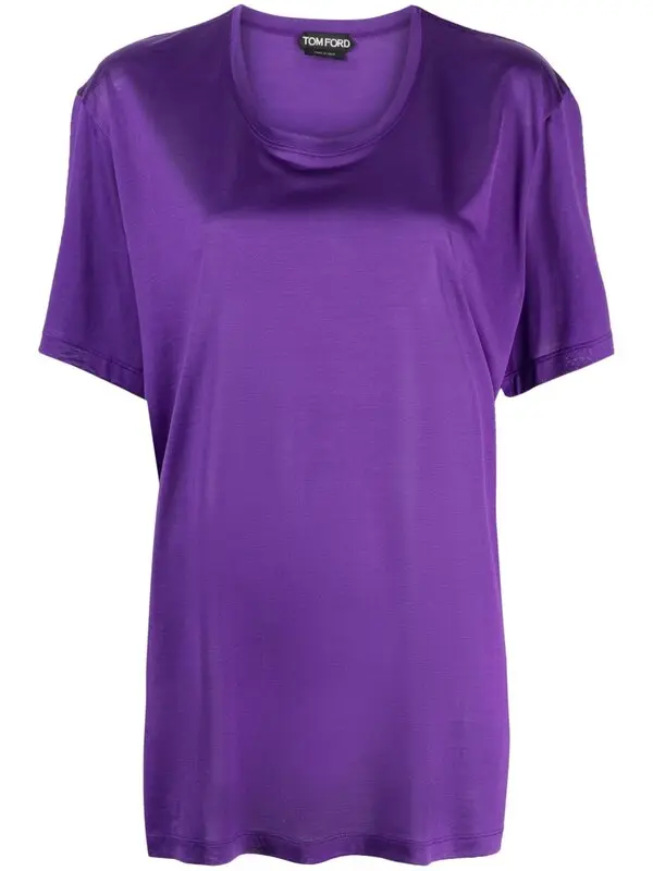TOM FORD Short-sleeved Silk T-shirt