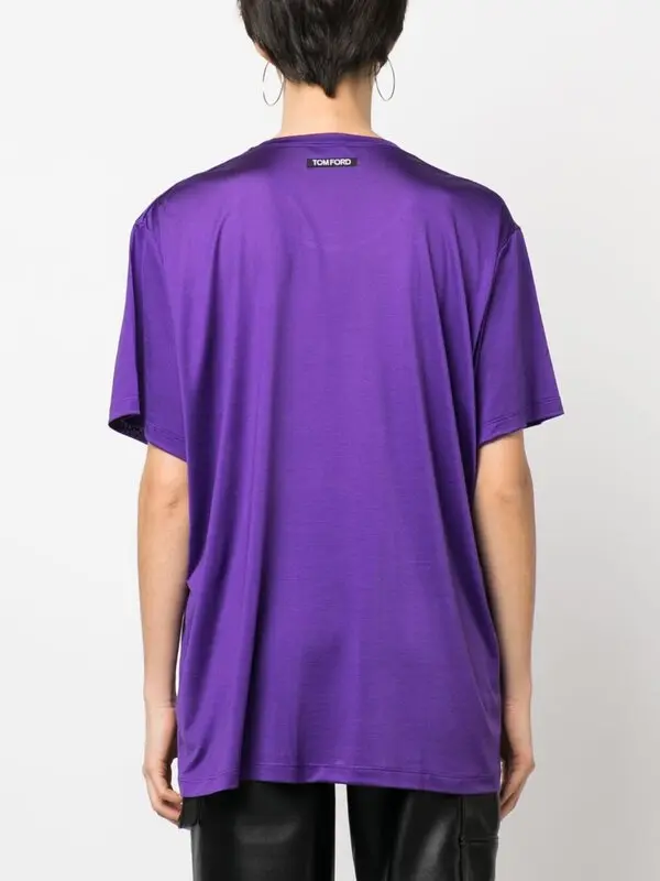 TOM FORD Short-sleeved Silk T-shirt