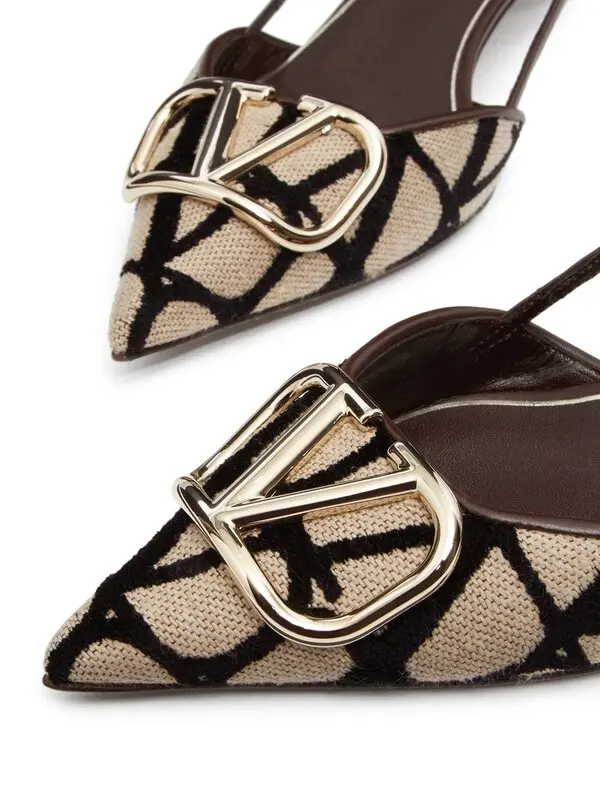 Valentino Garavani 40mm Vlogo Signature Slingback Pumps