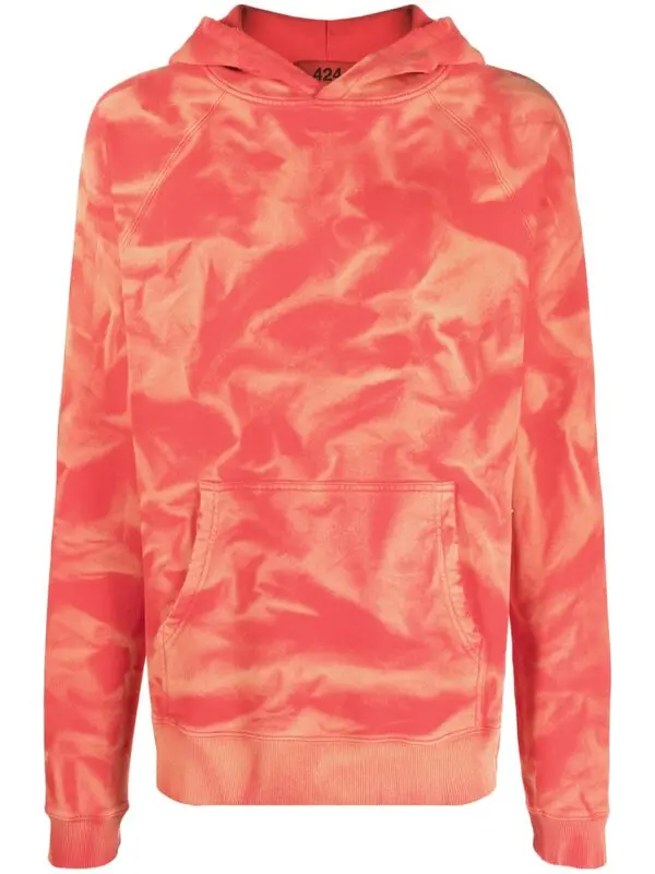 424 Tie-dye Cotton Hoodie