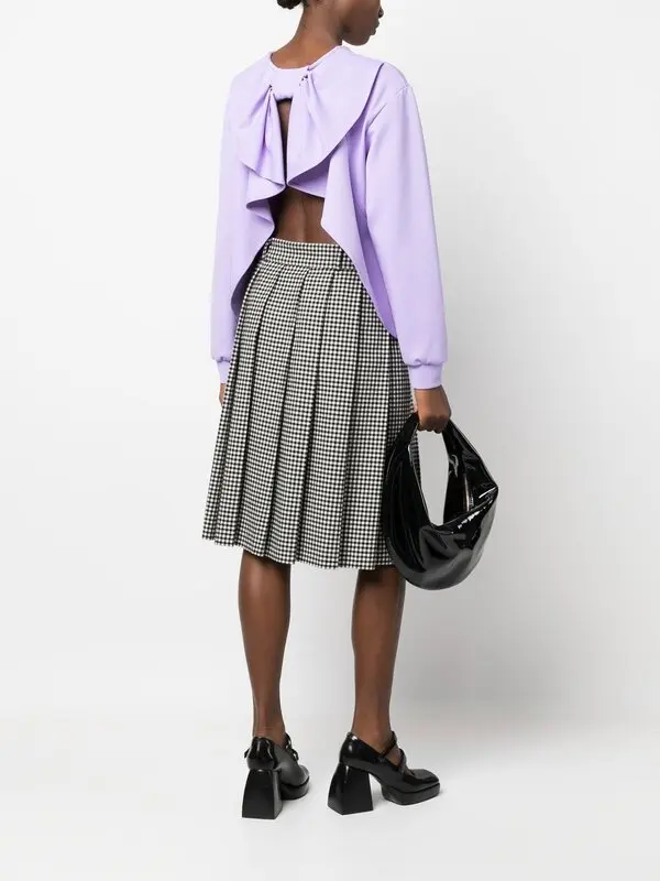 Viktor & Rolf Bow-back Long Sleeves Cotton T-shirt