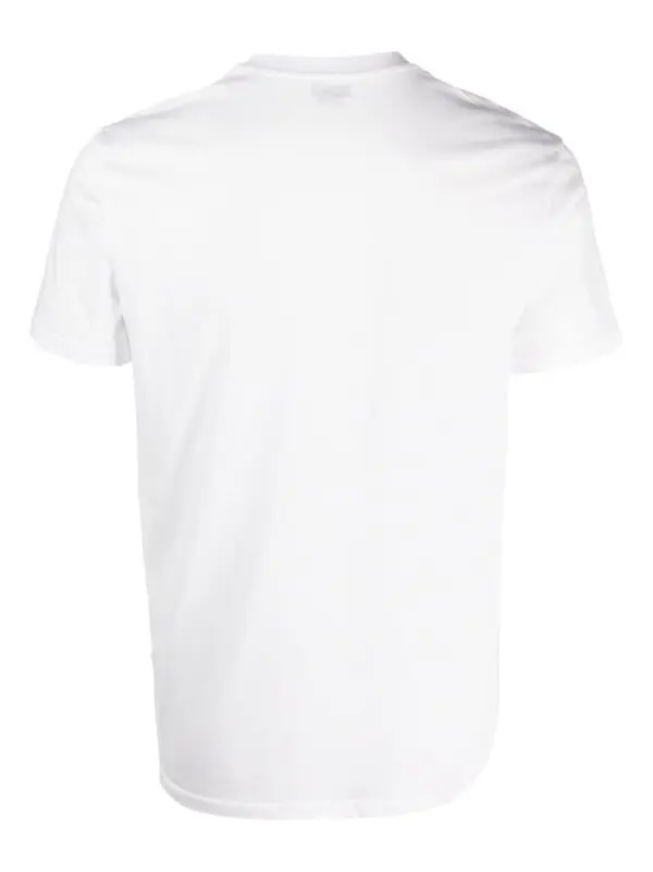 BALLANTYNE Round Neck Cotton T-shirt - White