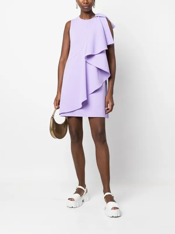 Viktor & Rolf Bow Volant Mini Dress