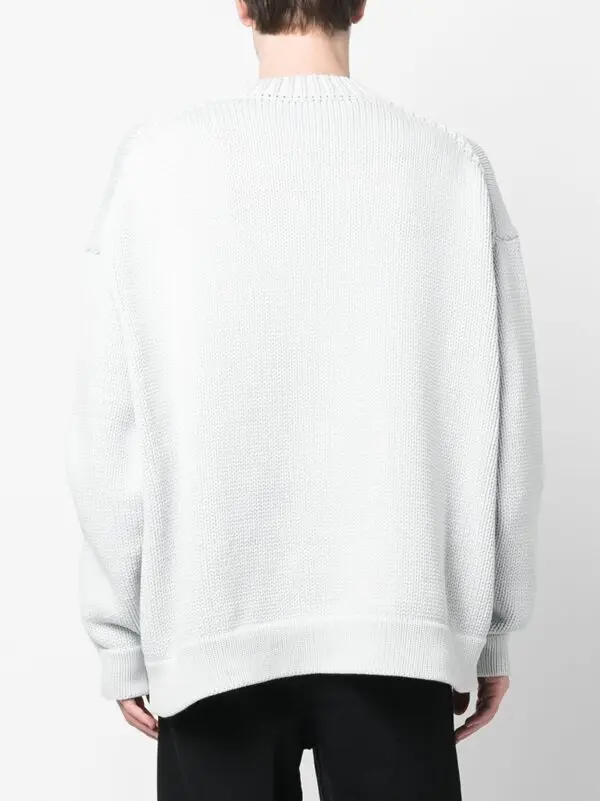 Off-White Zip-compartment Crew-neck Sweatshirt