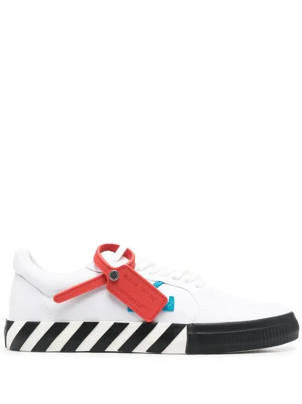 Off-White Arrows-appliqué Vulcanized Sneakers - White