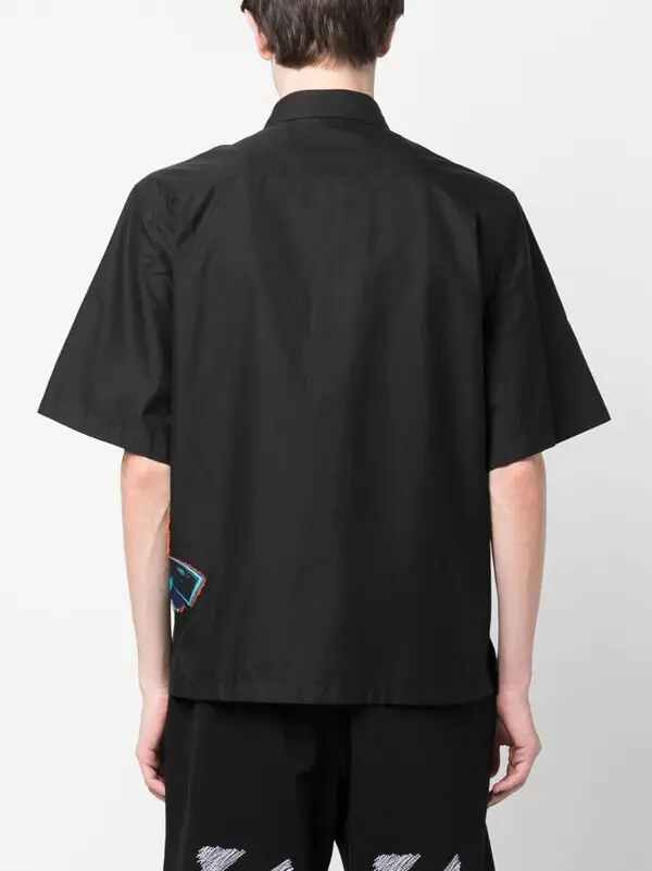 Off-White Embroidered-design Short-sleeve Shirt