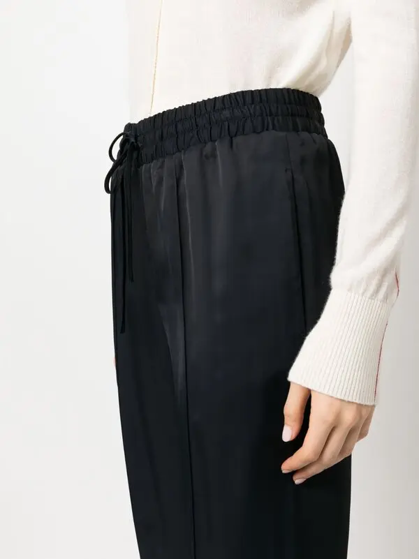 JIL SANDER Drawstring Tapered Trousers - Blue