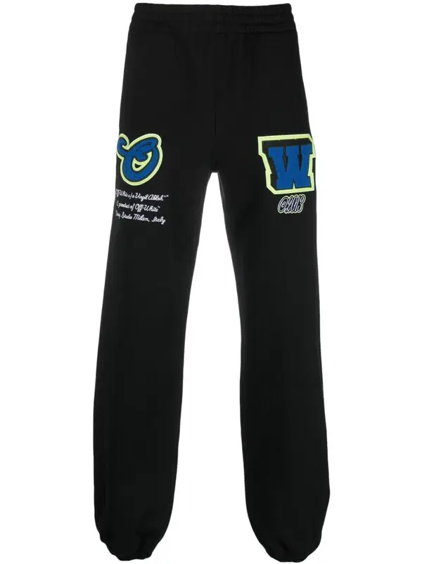 Off-White Graphic-print Track Pants - Black