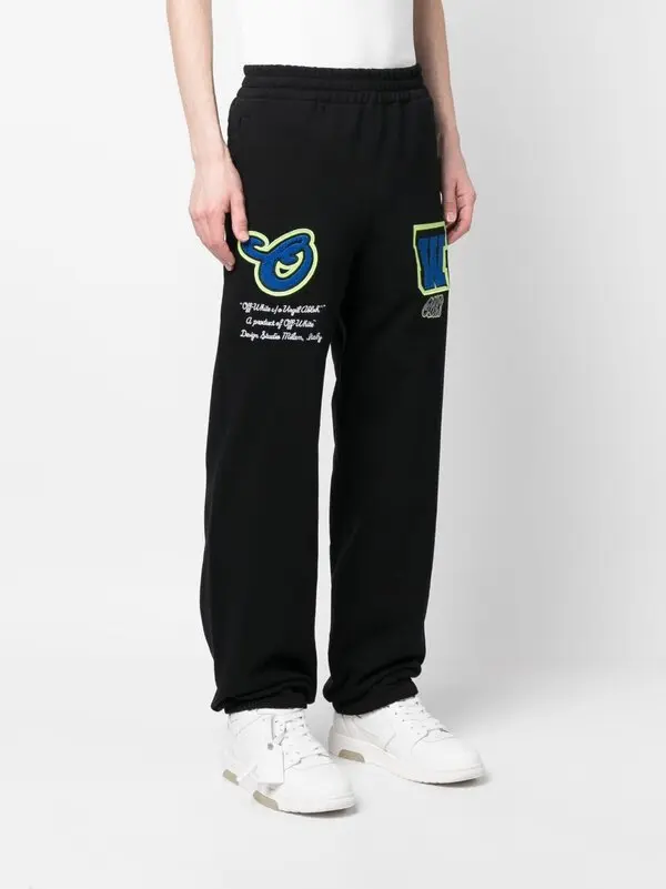 Off-White Graphic-print Track Pants - Black